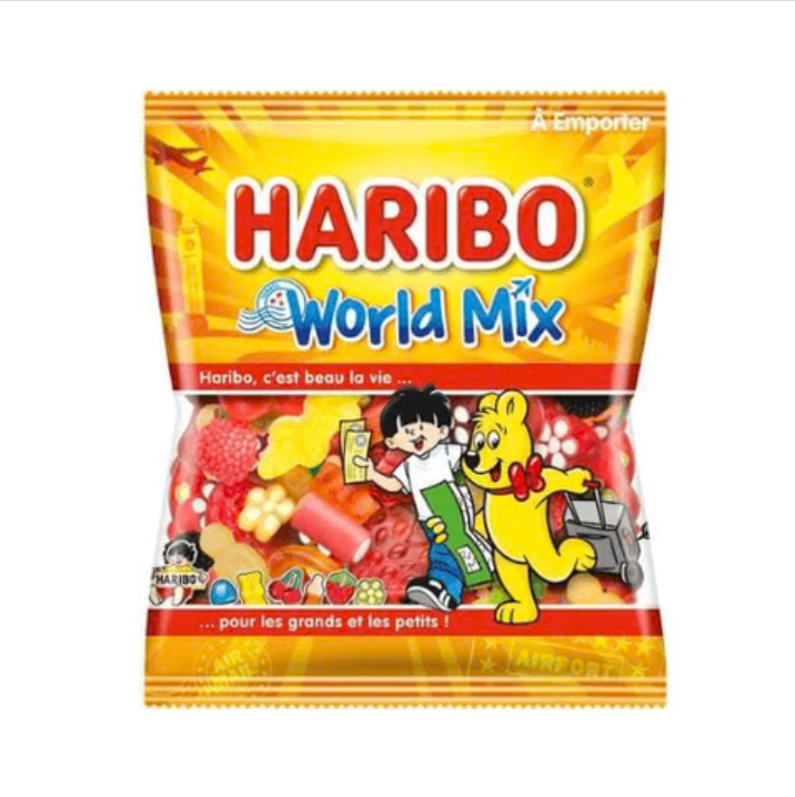 HARIBO World Mix – Mélange de Bonbons Gélifiés aux Saveurs du Monde ...