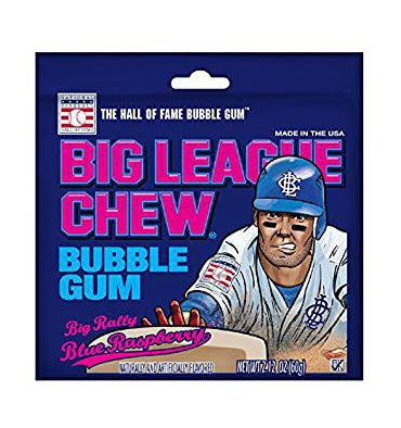 Big League Chew Blue Raspberry - Chewing-Gum à la Saveur de Framboise ...