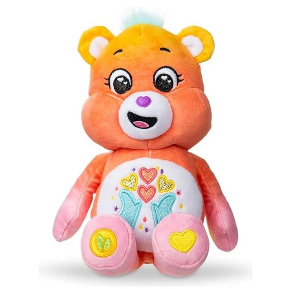 Care Bears Thankful Heart Bear Sparkle Plush - Peluche Scintillante de 23 cm pour des Câlins ...