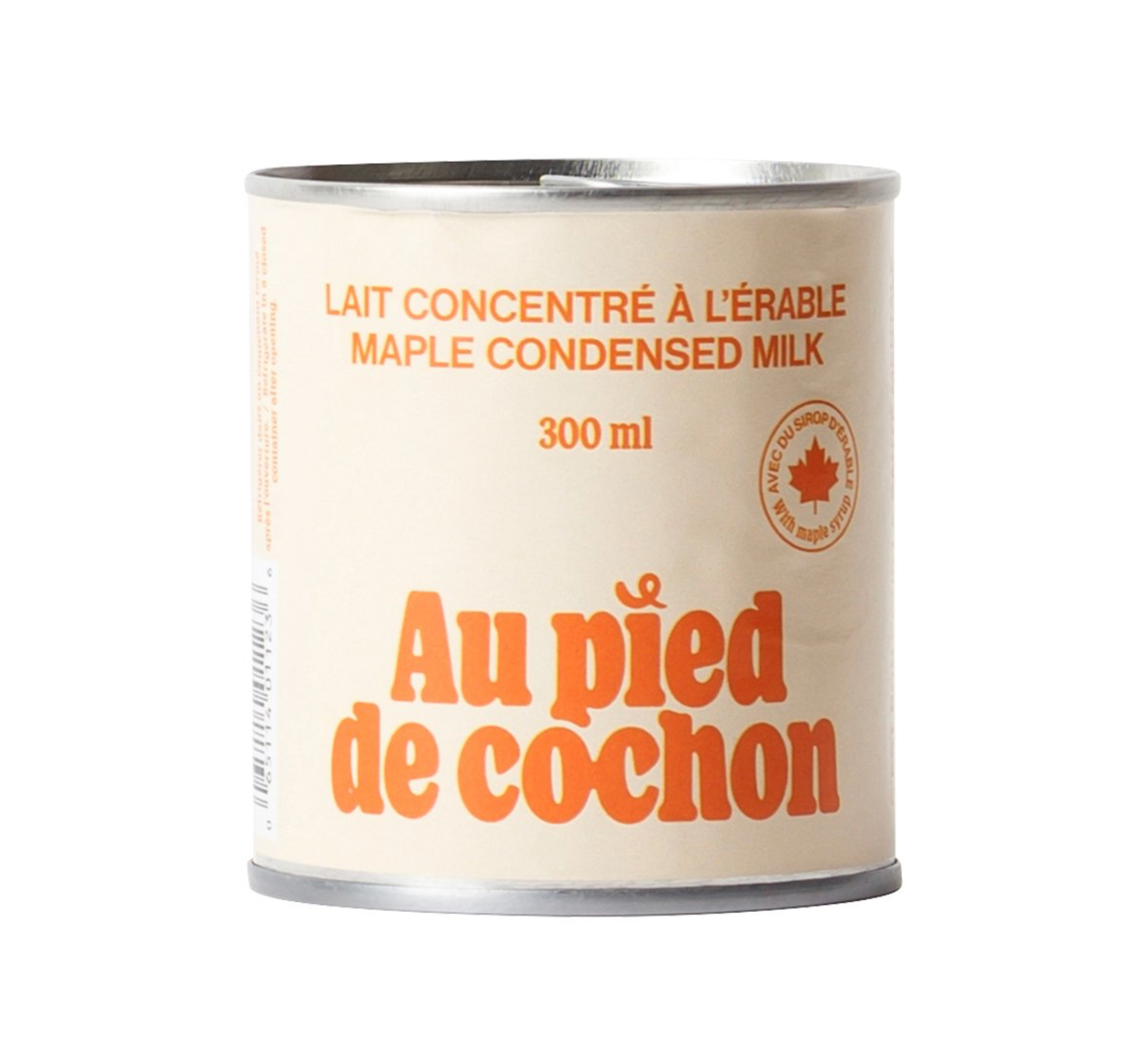 Lait Condensé à l'Érable - Au Pied de Cochon | La Commère Magasin ...