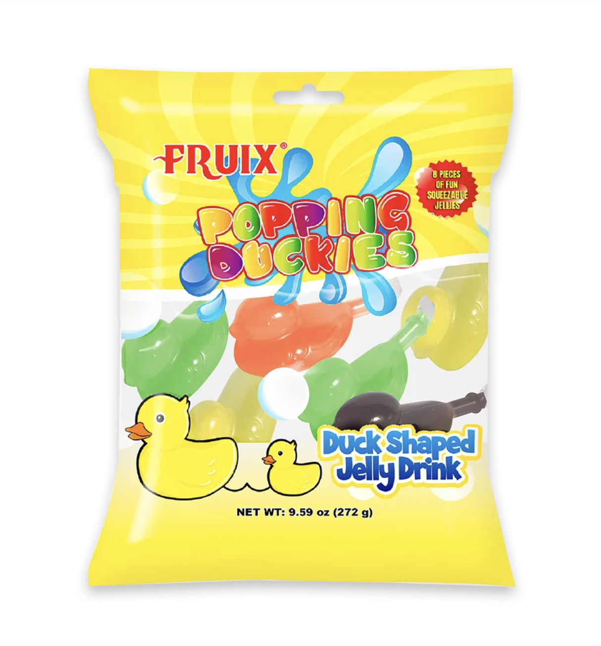 Popping Fruix – Jelly Duck : Bonbons Gélifiés avec Cœur Liquide en ...