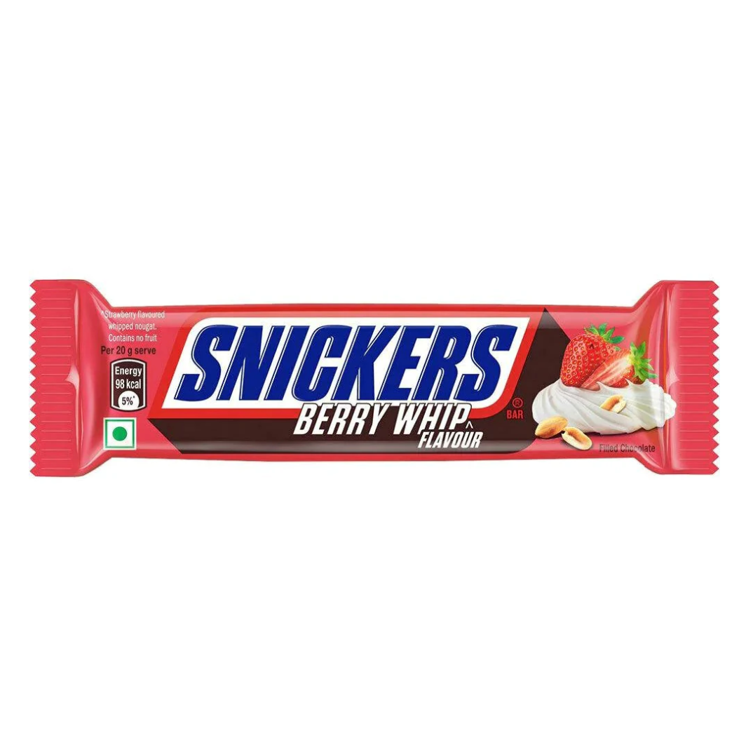 Snickers Berry Whips - Chocolat, Fruits et Caramel pour une Explosion ...