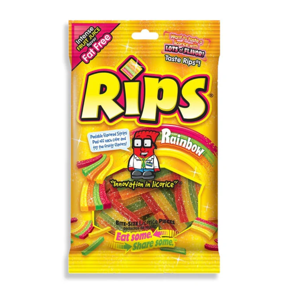 RIPS Rainbow Licorice Bites – Bouchées arc-en-ciel acidulées | La ...