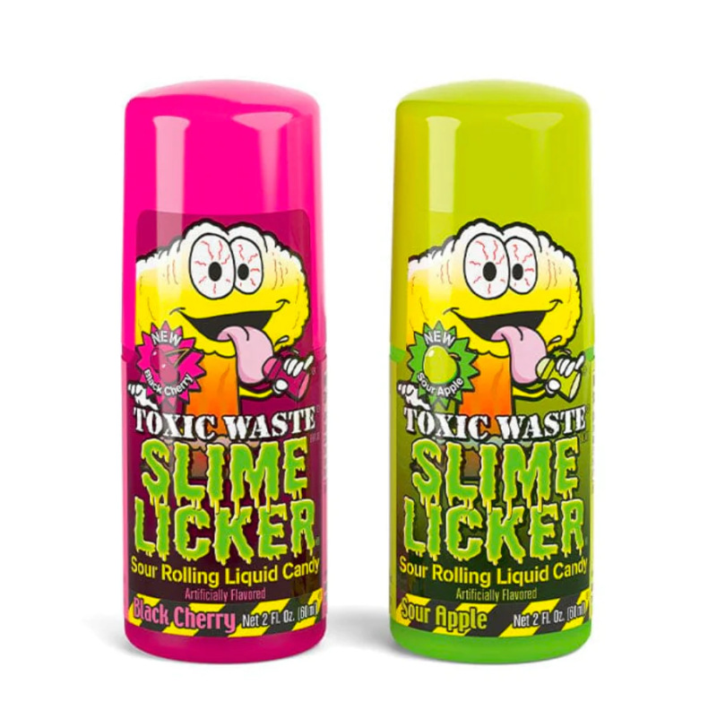 Toxic Waste Slime Licker - Bonbon Acidulé Sour Apple & Black Cherry ...