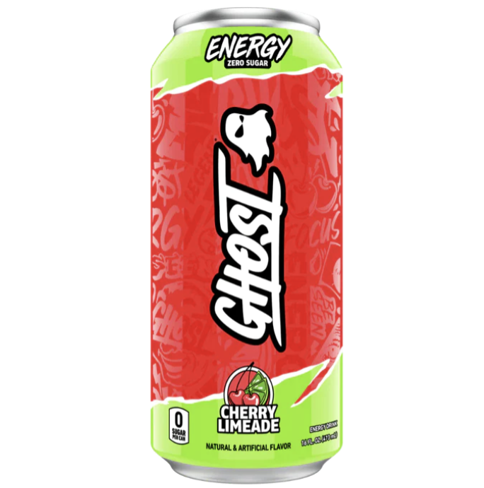 BOISSON ÉNERGISANTE GHOST - CERISE LIMONADE ZÉRO SUCRE | La Commère ...
