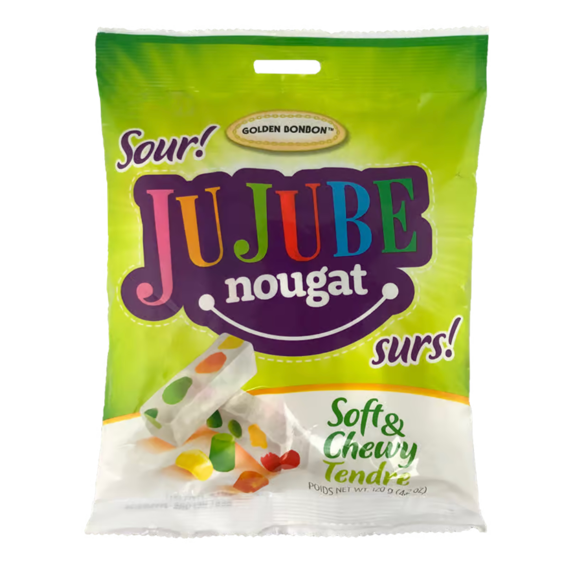 GOLDEN BONBON - JUJUBE NOUGAT SOUR | La Commère Magasin Général