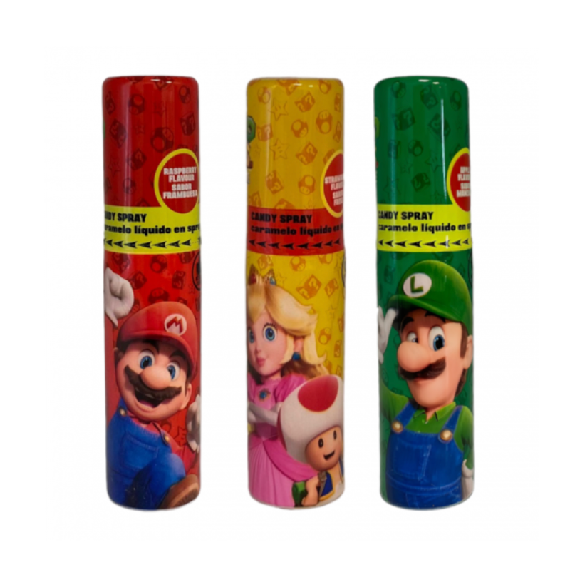 SUPER MARIO BROS - LIQUID CANDY SPRAY | La Commère Magasin Général