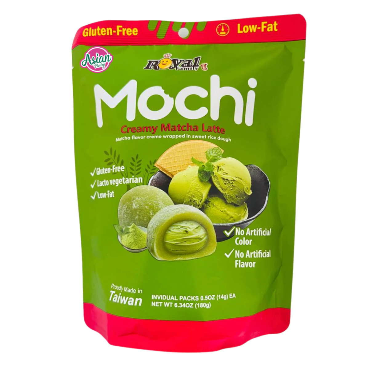 Royal Family Mochi Matcha Latte - Délice Japonais | La Commère Magasin ...