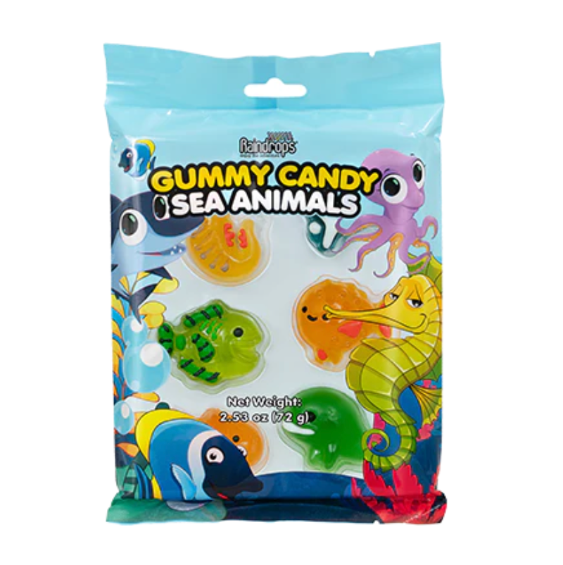 RAINDROPS - GUMMY SEA ANIMALS | La Commère Magasin Général