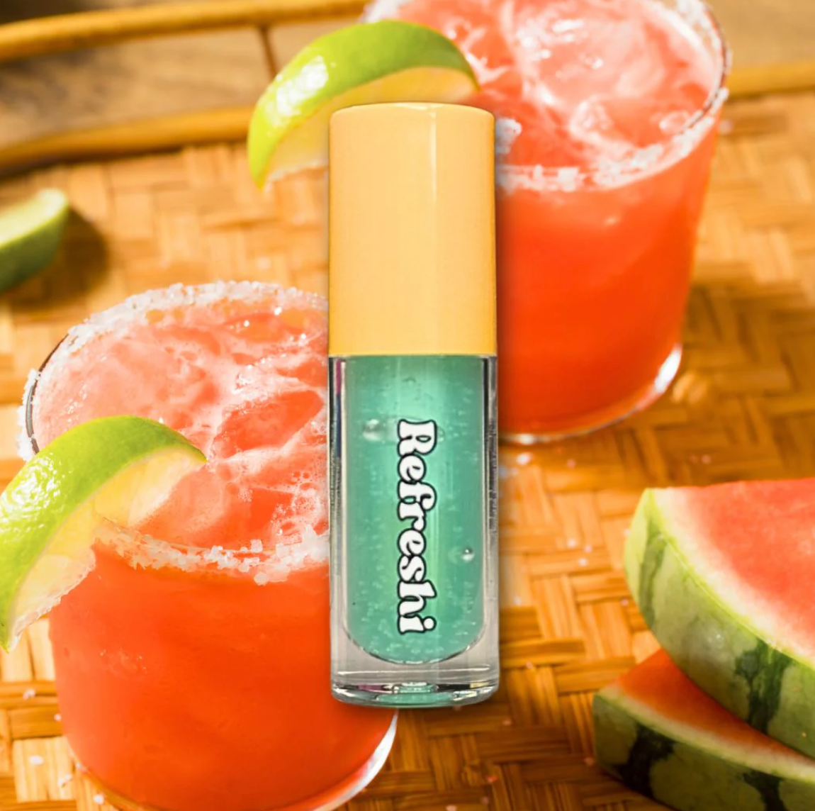 MELON MARGARITA LIP OIL - REFRESHI COSMETICS | La Commère Magasin Général