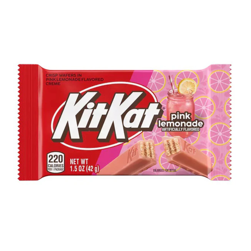 Kit Kat Pink Lemonade | Chocolat et Citron Rose en Barres - La Commère ...