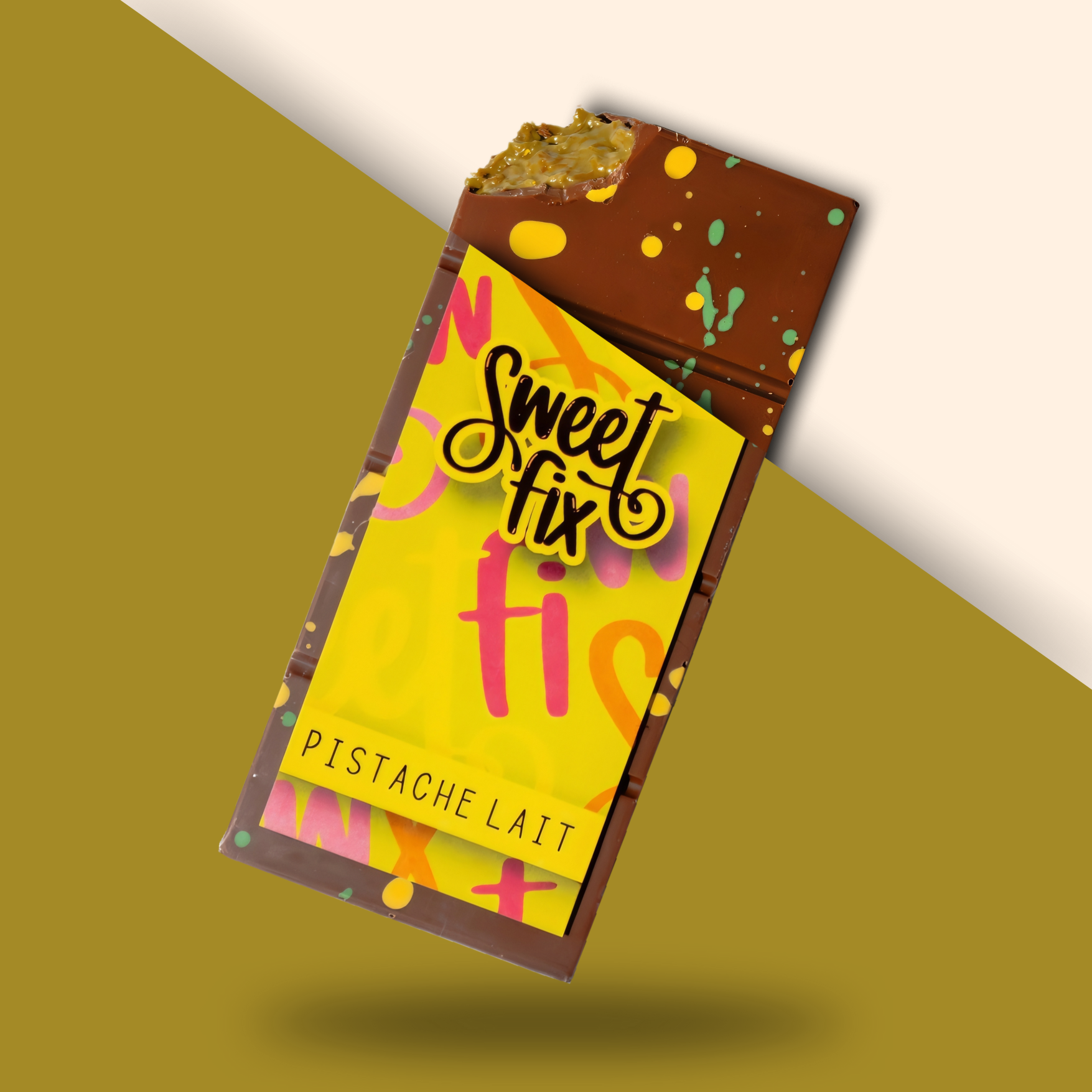 Chocolat Dubaï Pistache au Lait - Sweetfix | La Commère Magasin Général